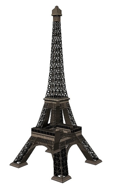 Eiffel Tower 3D Models for Download | TurboSquid