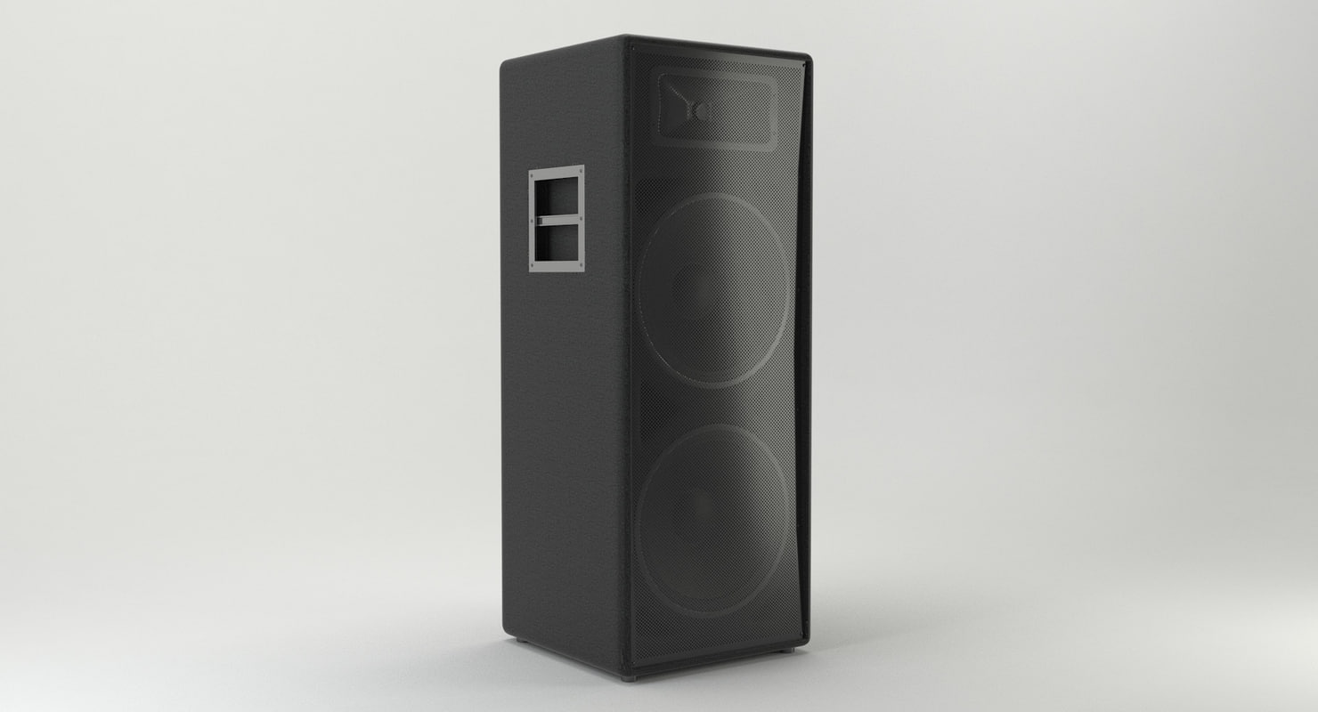 3D model dj speaker - TurboSquid 1260484