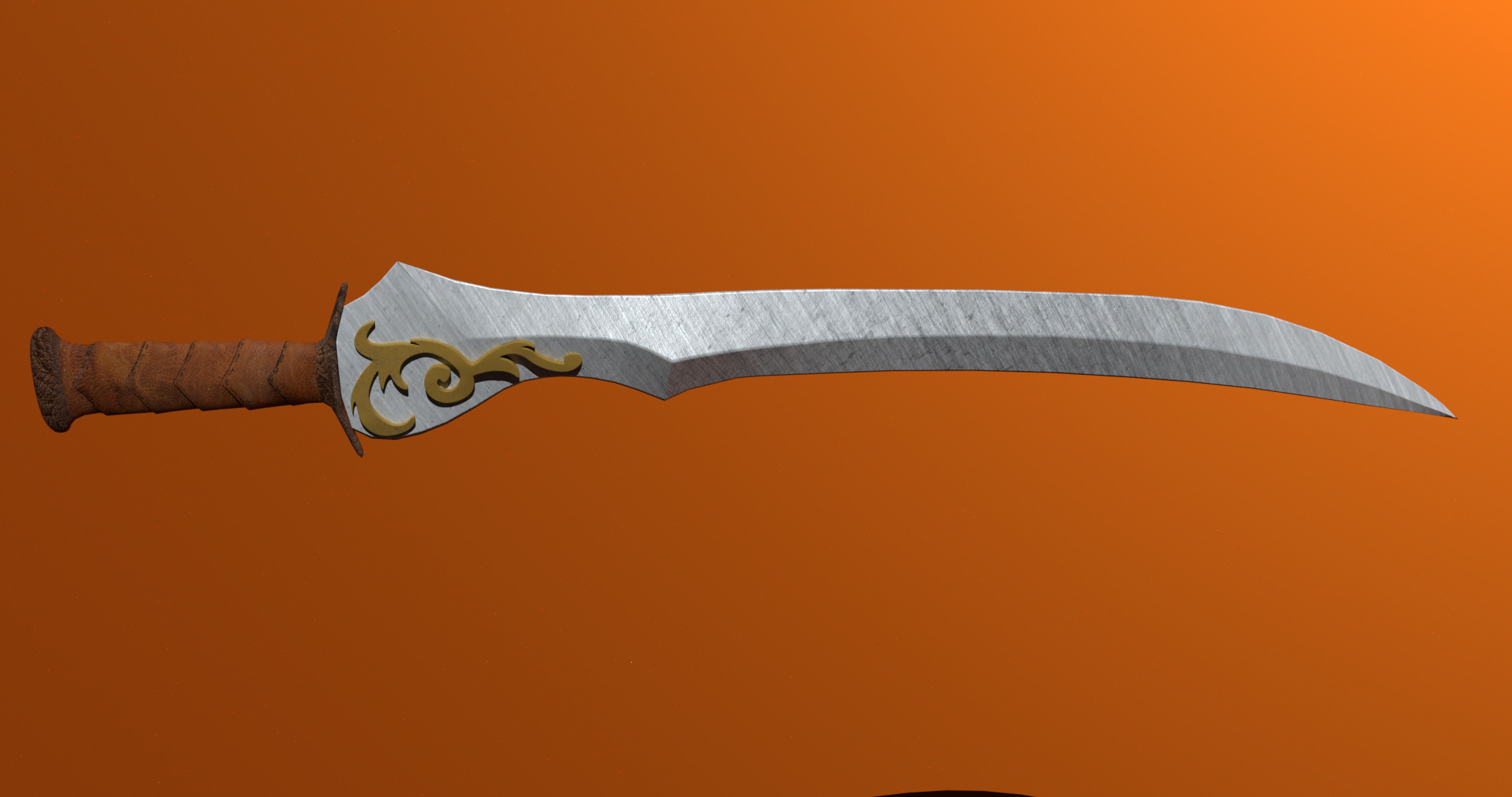 Fancy sword blade model - TurboSquid 1260605