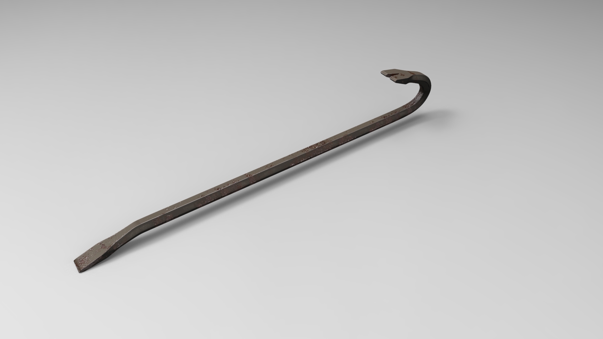 Crowbar metalic 3D model - TurboSquid 1260638
