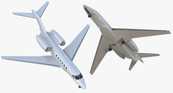 3D medium sized business jet model - TurboSquid 1260652