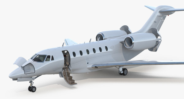 3D medium sized business jet model - TurboSquid 1260652