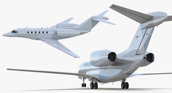 3D medium sized business jet model - TurboSquid 1260652