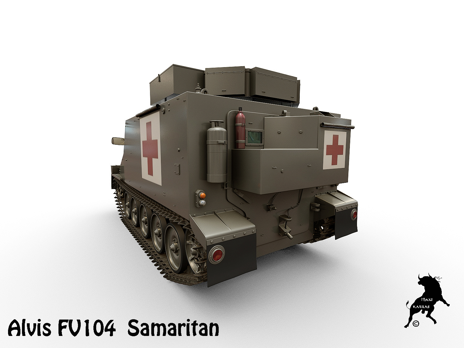 알비스 FV104 사마리아단 3D 모델 - TurboSquid 1260685