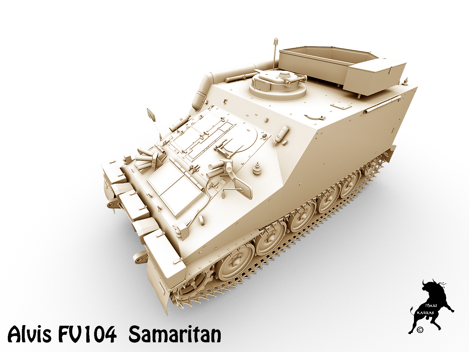 modèle 3D de Alvis FV104 Samaritain - TurboSquid 1260685