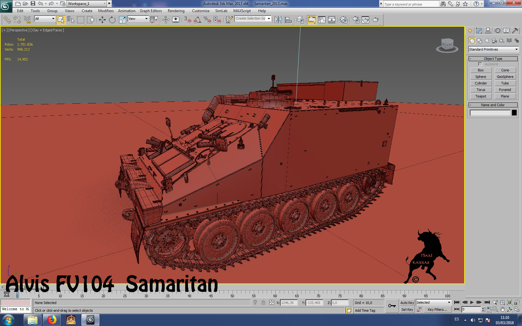 알비스 FV104 사마리아단 3D 모델 - TurboSquid 1260685