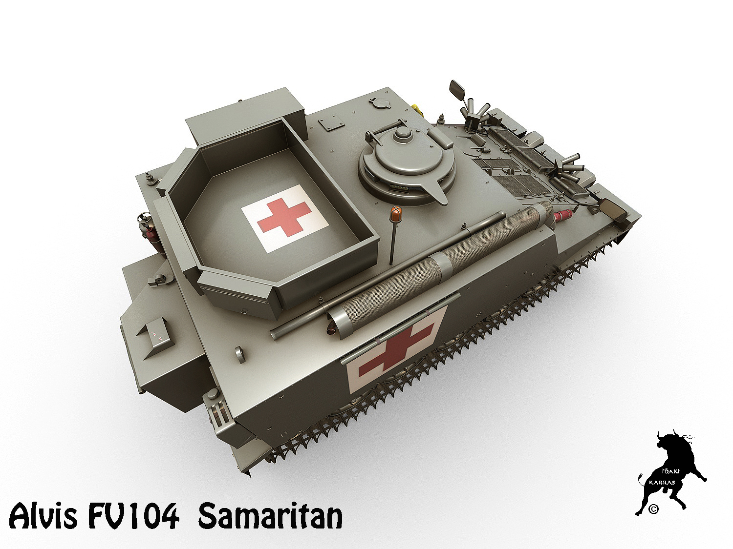 알비스 FV104 사마리아단 3D 모델 - TurboSquid 1260685