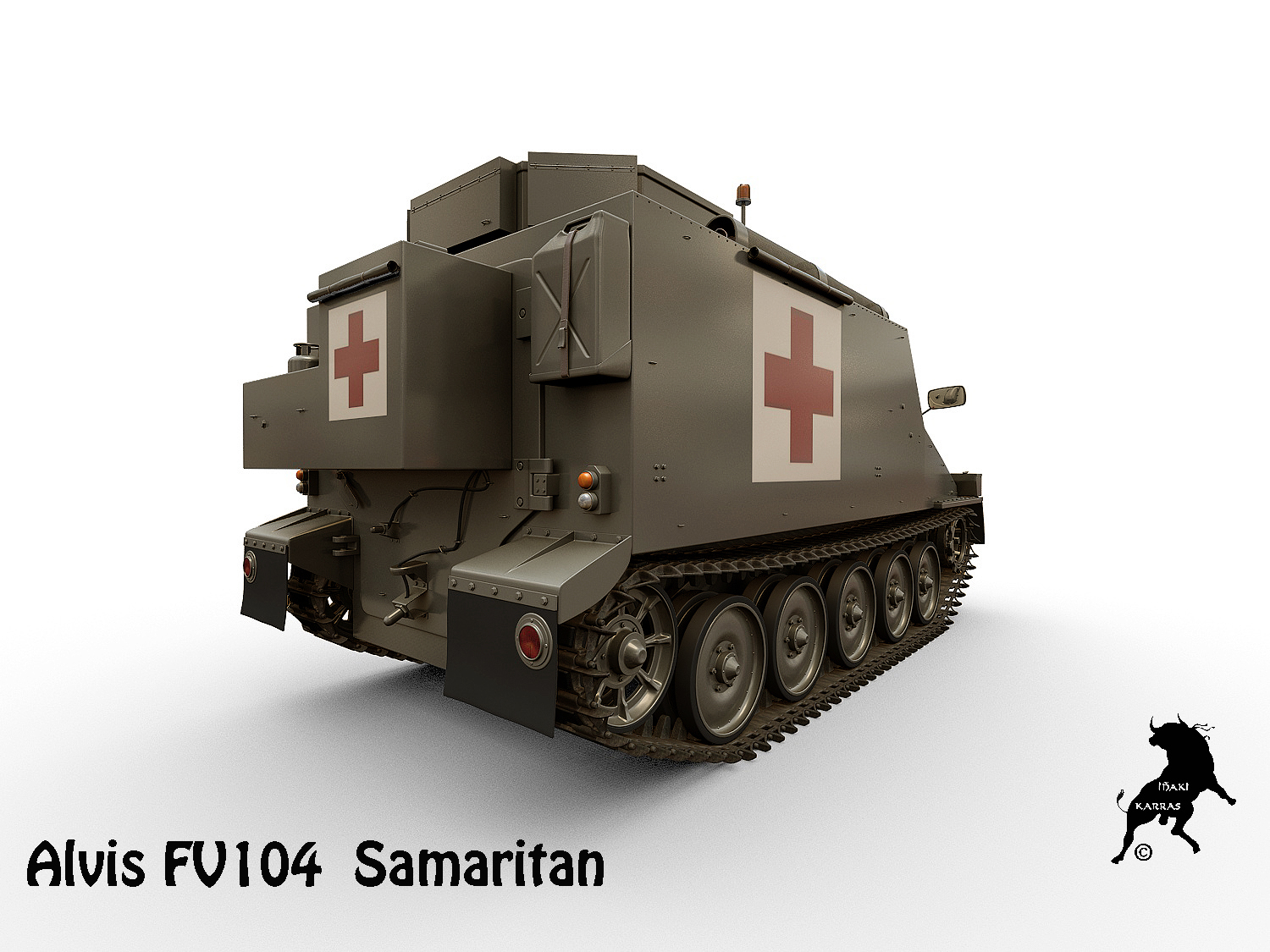 알비스 FV104 사마리아단 3D 모델 - TurboSquid 1260685