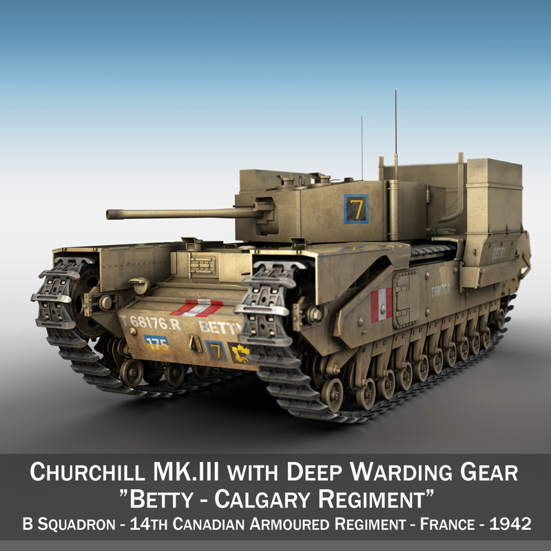 British churchill mk iii 3D model - TurboSquid 1260767