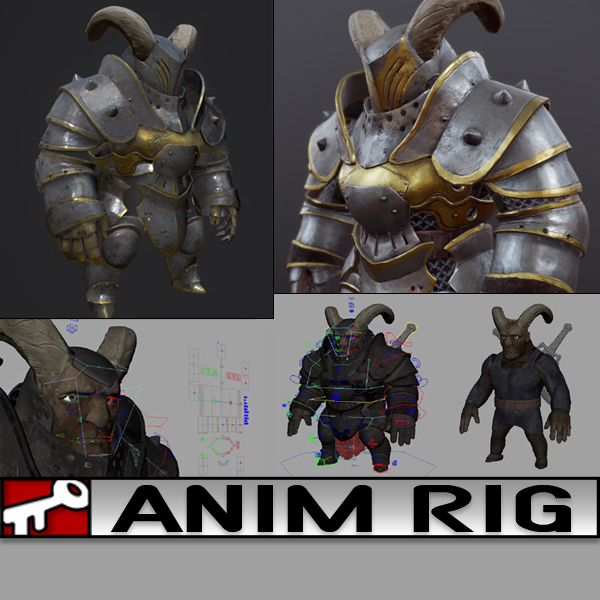 Free Rigged 3D Knight Models | TurboSquid