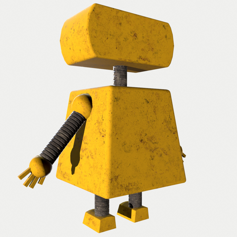 Simple robot 3D - TurboSquid 1261222