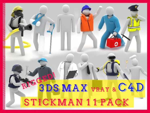 Stickman 3D Models for Download | TurboSquid