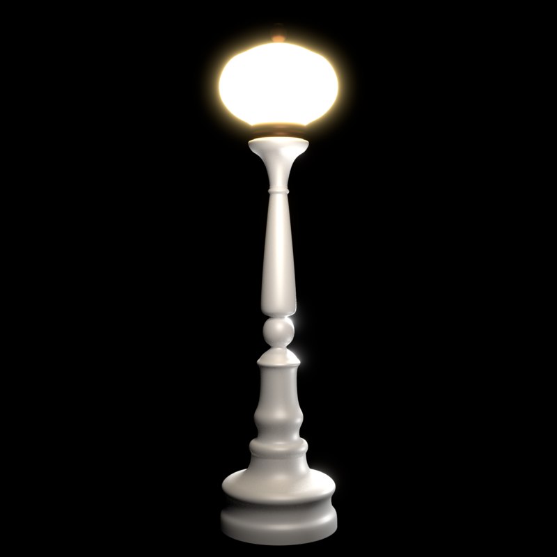 Lamp lamppost post 3D model - TurboSquid 1261363