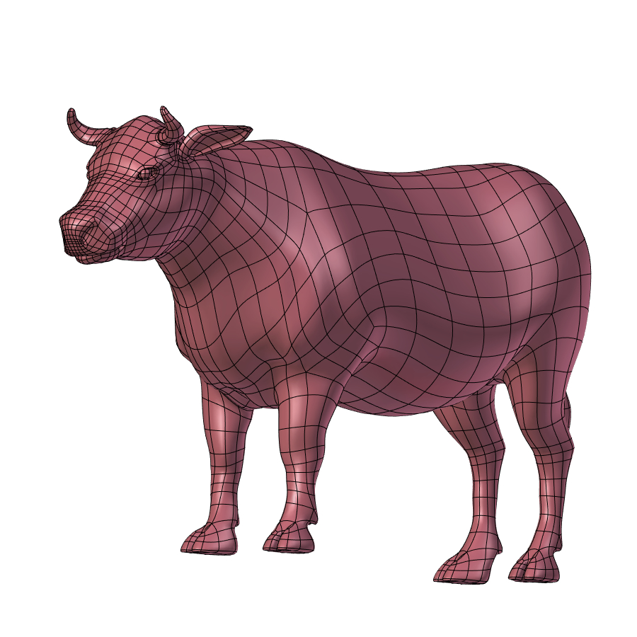 Cow blender 3D model - TurboSquid 1261669