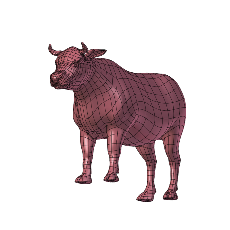 Cow blender 3D model - TurboSquid 1261669