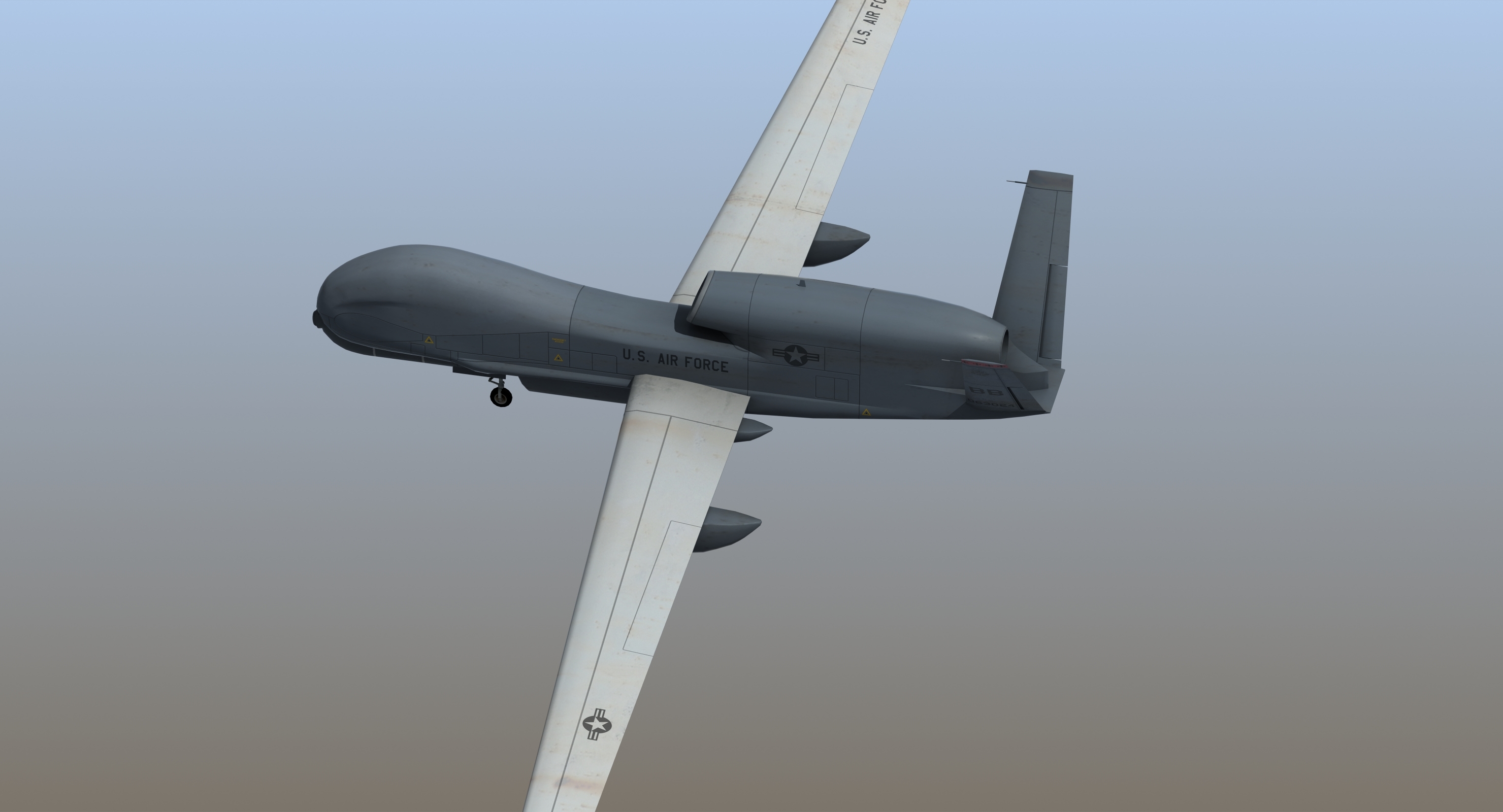 Rq-4b global hawk uav drone 3D model - TurboSquid 1261685