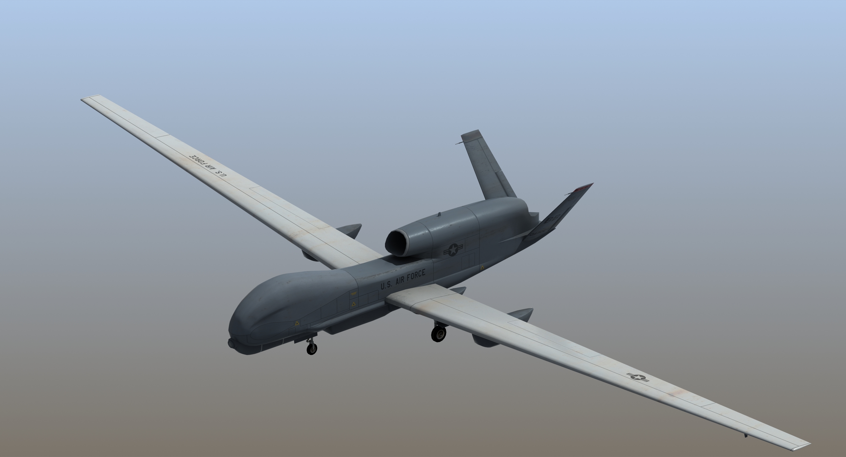 Rq-4b global hawk uav drone 3D model - TurboSquid 1261685
