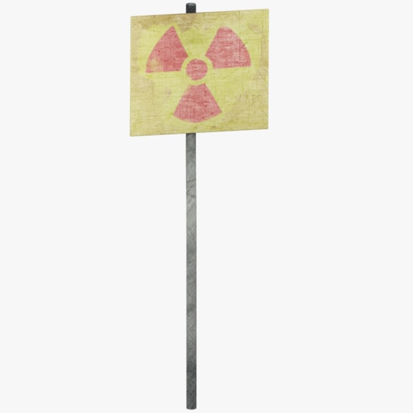 3D radiation symbol - TurboSquid 1261772