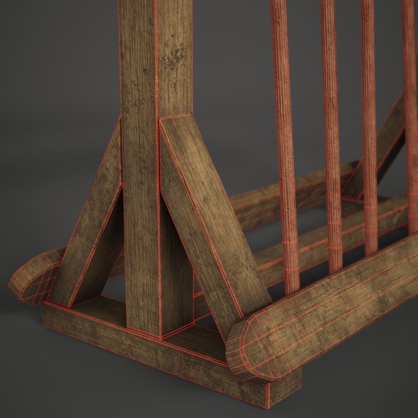 3D model spear weapon rack - TurboSquid 1262017