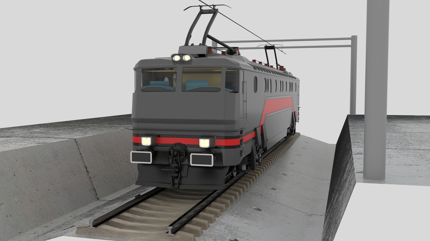 3D cfr train locomotive - TurboSquid 1262062