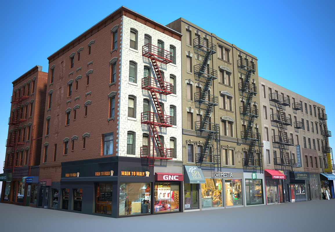 3D model new york buildings east - TurboSquid 1262172