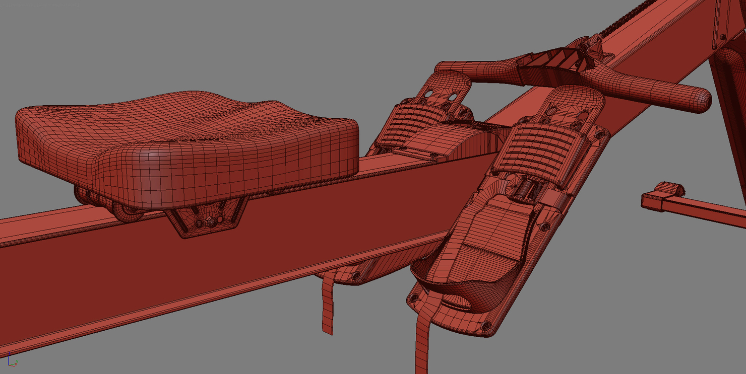 3D indoor rower concept 2 - TurboSquid 1262230
