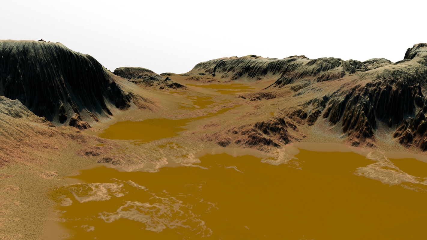 3D terrain mars - TurboSquid 1262290