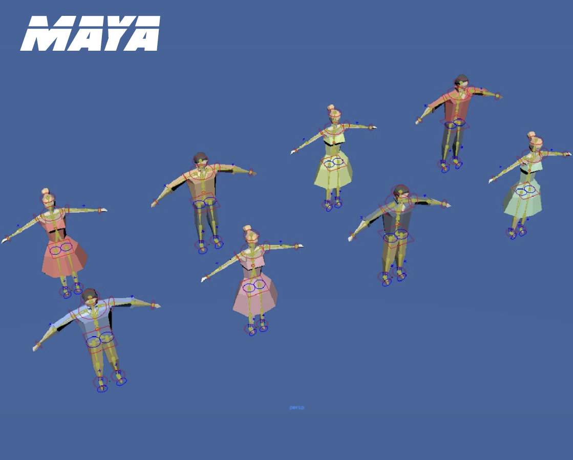 3D characters rigging model - TurboSquid 1262484