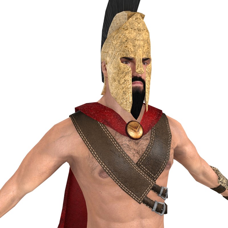 King leonidas helmet 3D model - TurboSquid 1262719