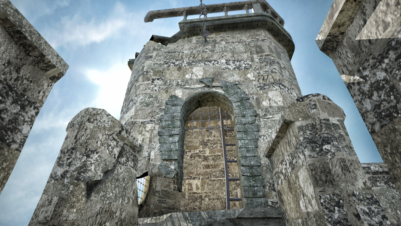3D model castle walls - TurboSquid 1262738