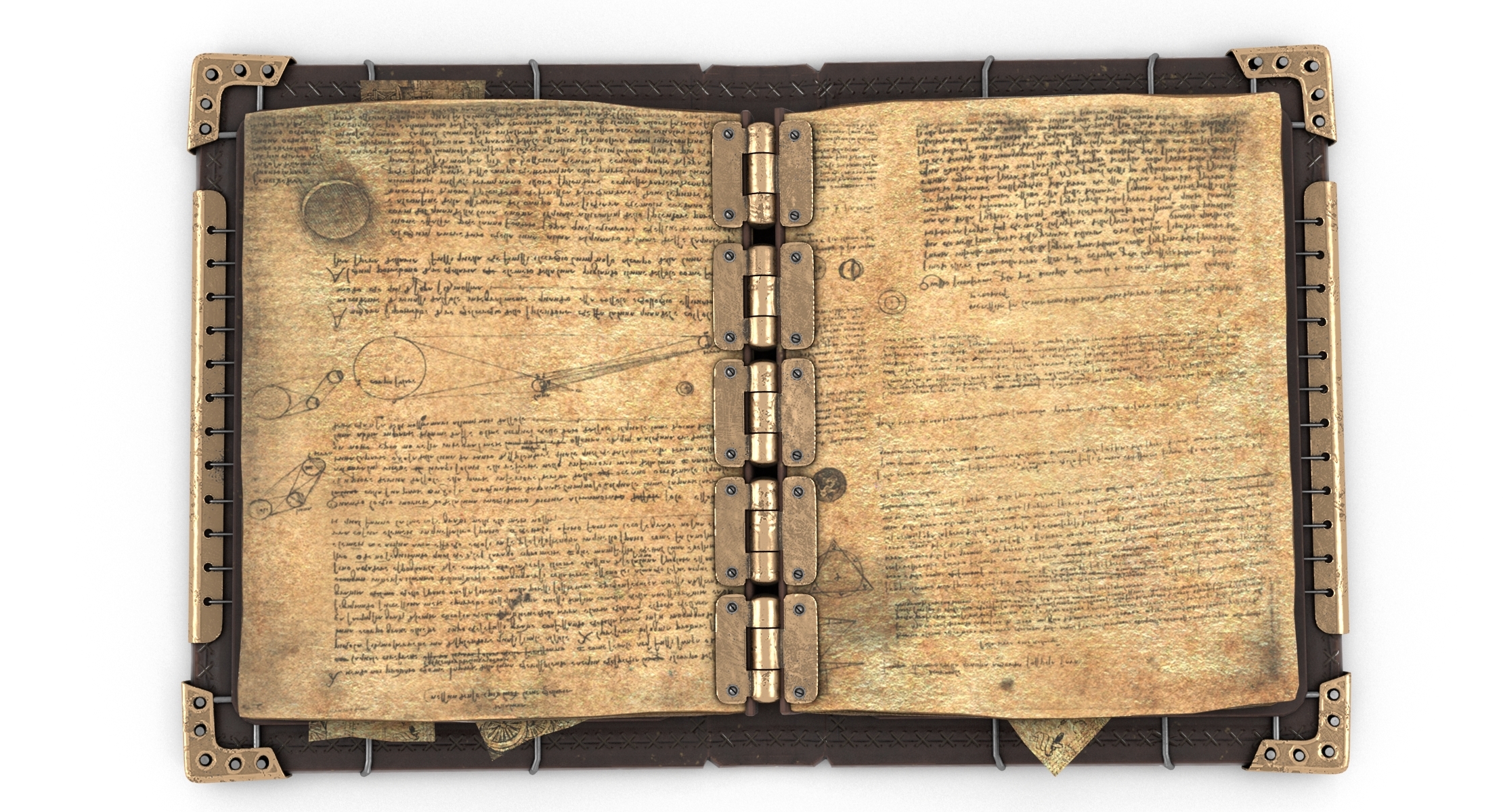 3D books scrolls - TurboSquid 1262759