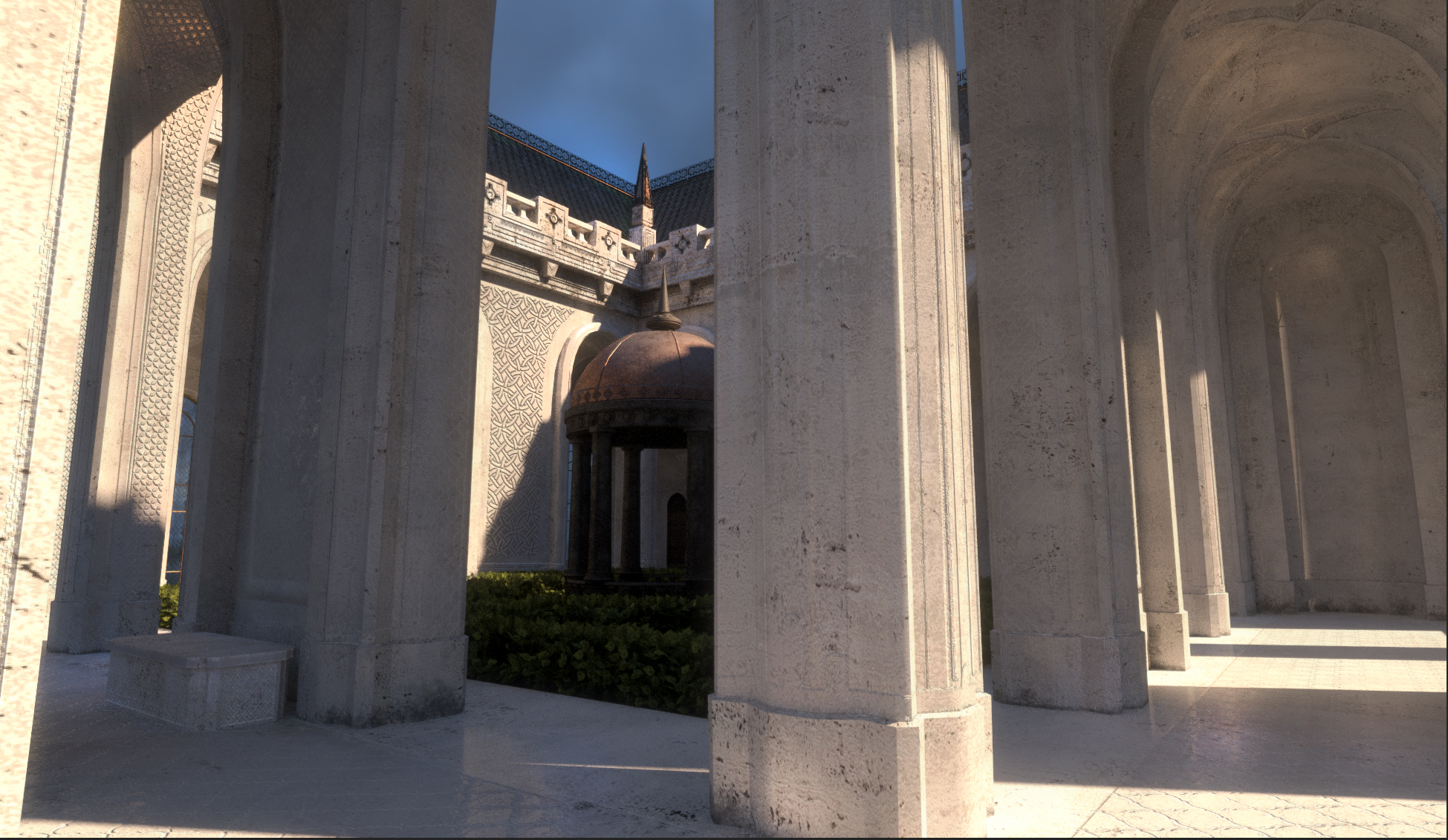 Internal courtyard castle 2a model - TurboSquid 1262882