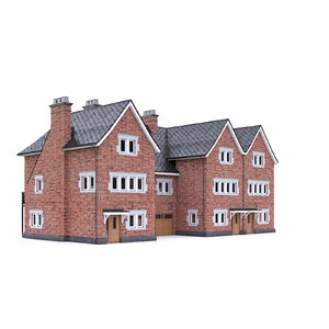 Row House 3D Models for Download | TurboSquid