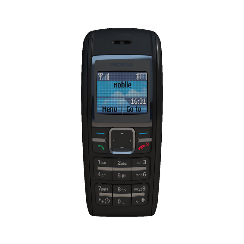 Mobile phone nokia 1600 3D - TurboSquid 1263079