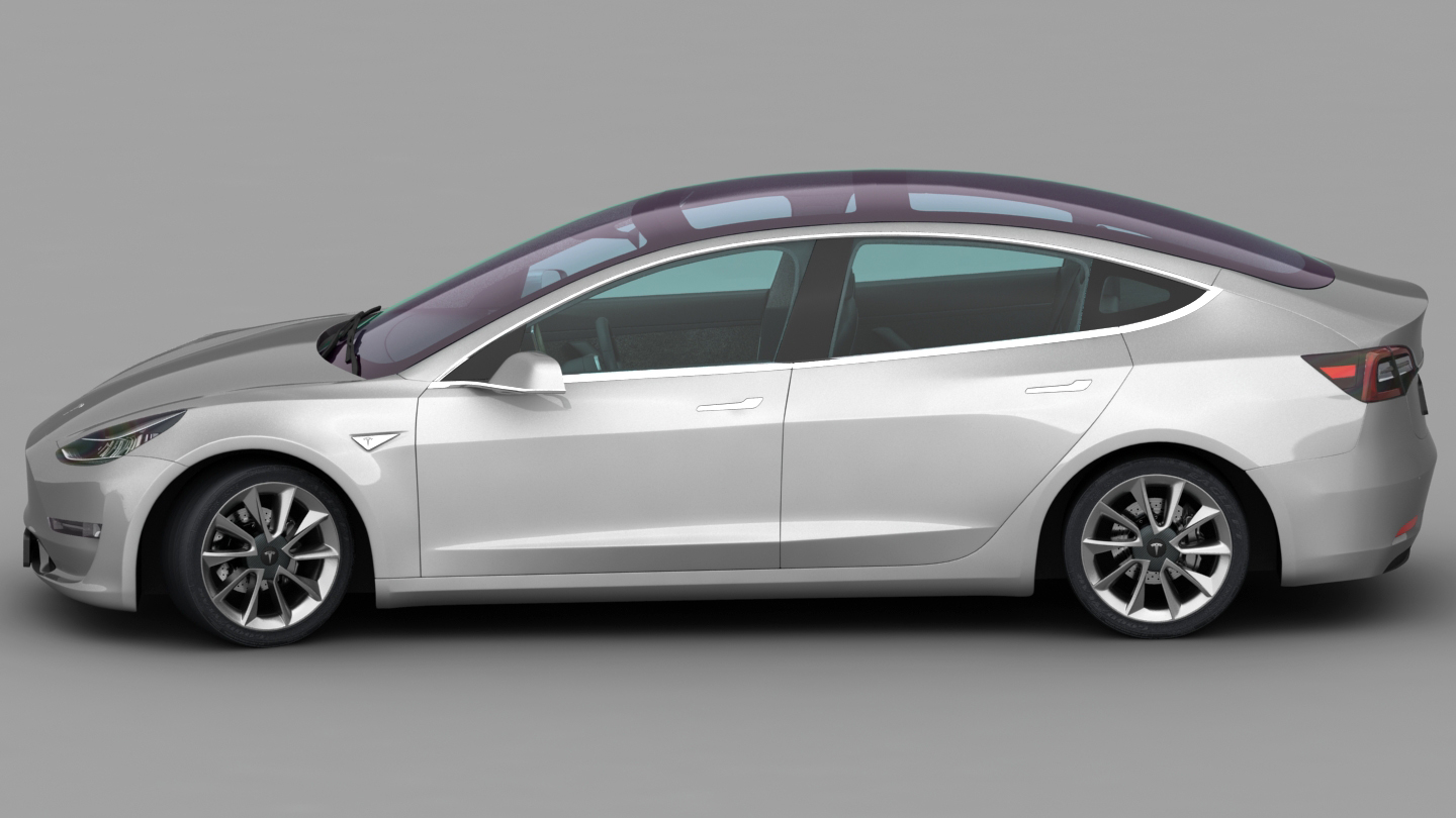 3D tesla 3 2018 - TurboSquid 1263742