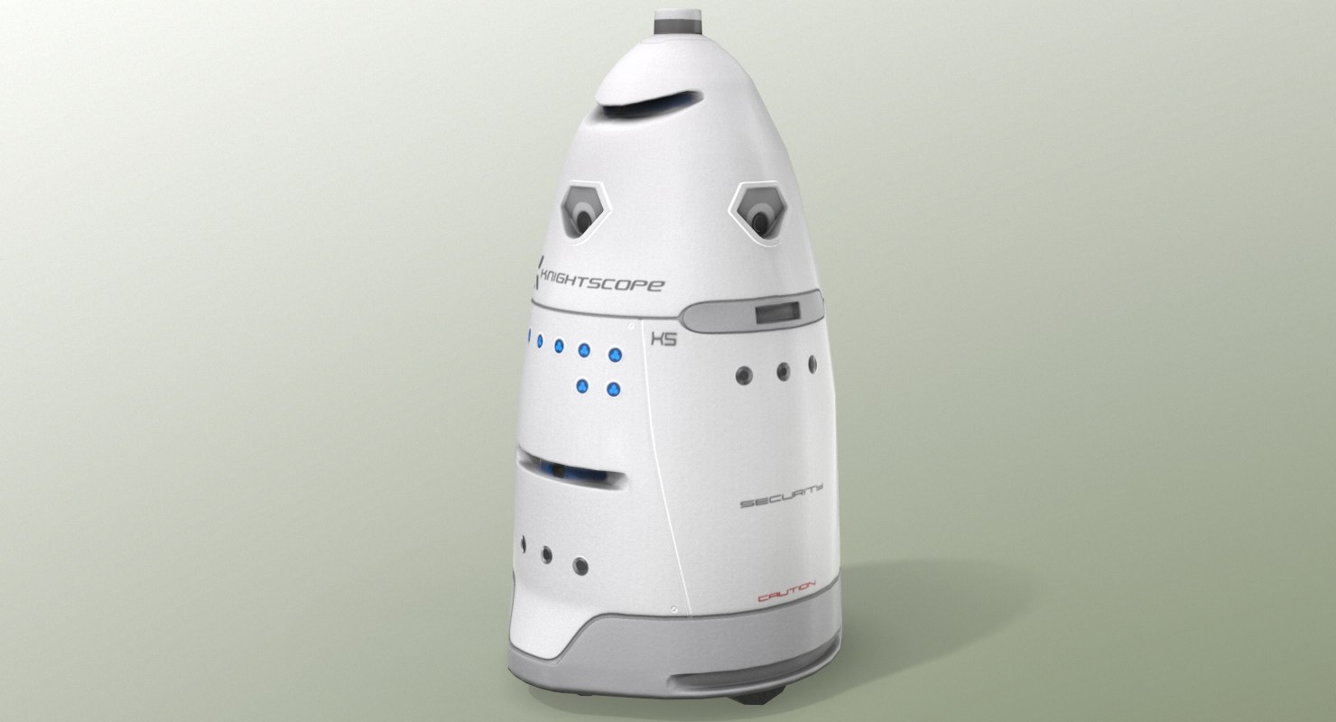 Knightscope k5 robot model - TurboSquid 1263777