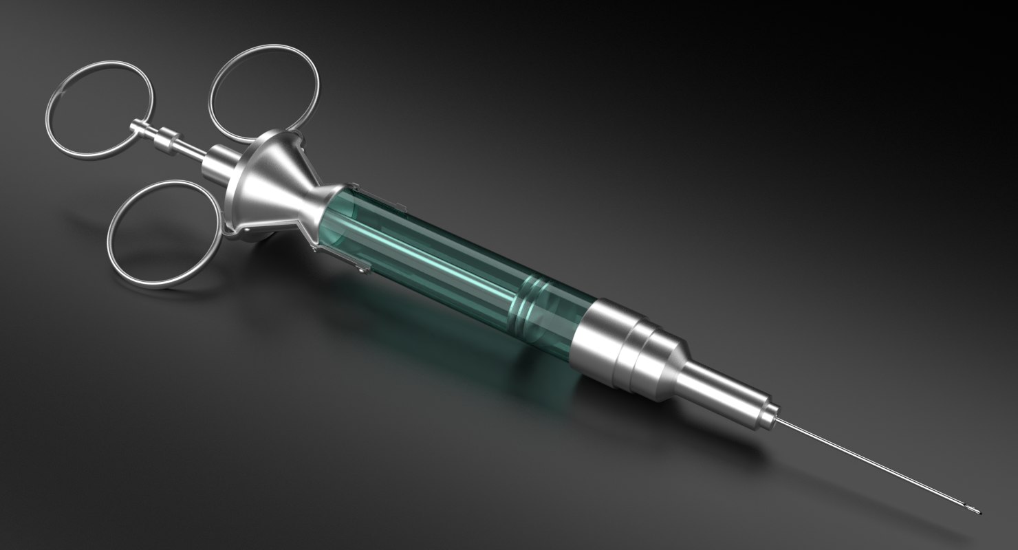 Syringe 3D model - TurboSquid 1263832