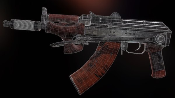 3D akmsu rifle - TurboSquid 1263915