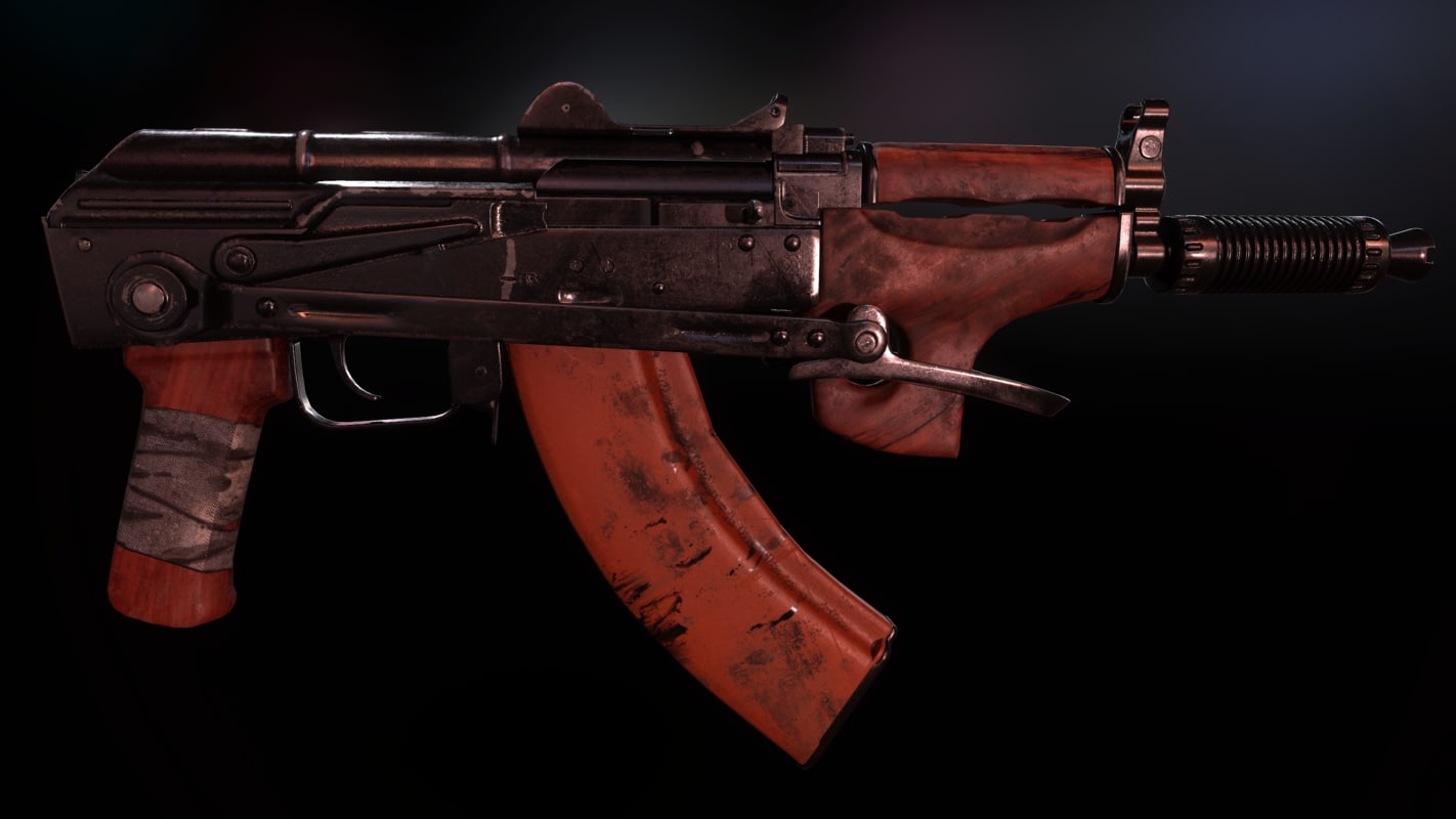 3D akmsu rifle - TurboSquid 1263915