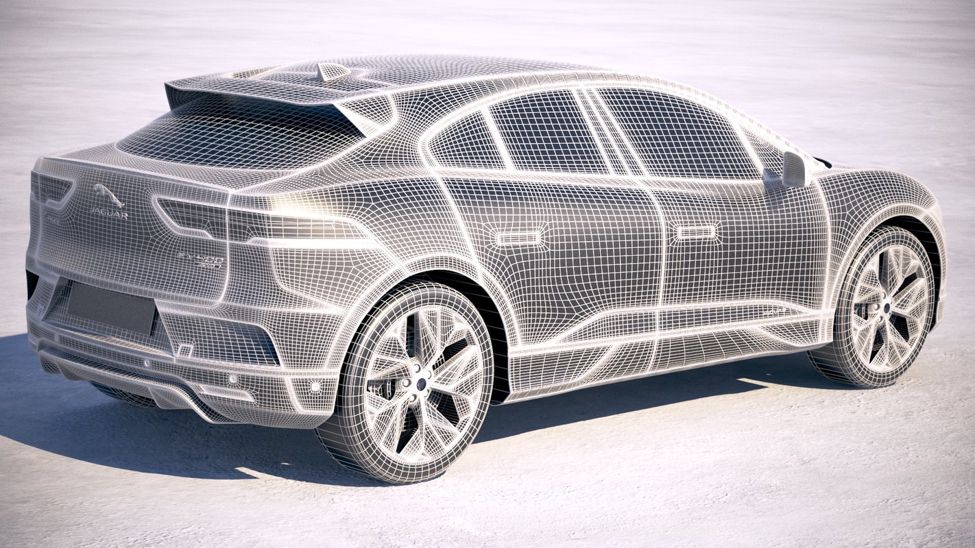 I-pace 2018 3D model - TurboSquid 1264033