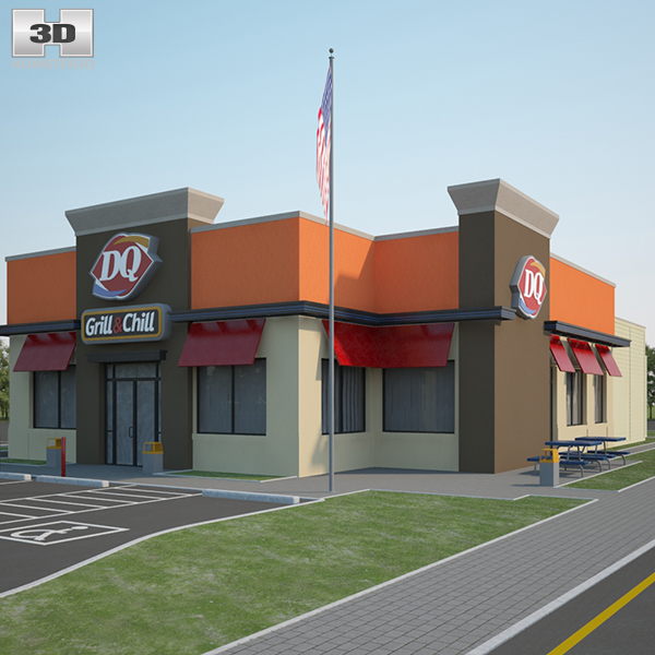Fast Food Restaurant 3D Models for Download | TurboSquid