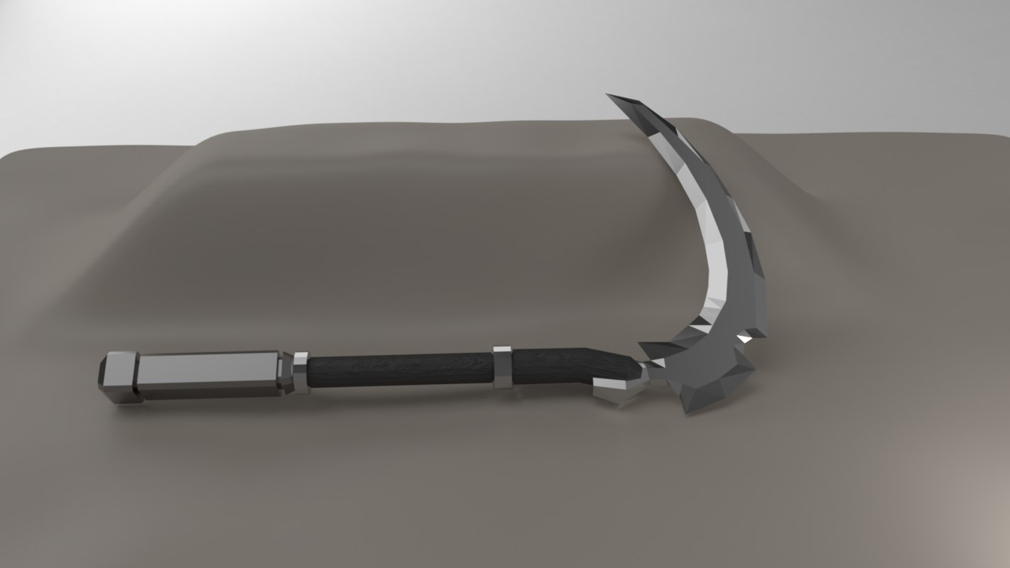 Sickle weapon blade model - TurboSquid 1264100