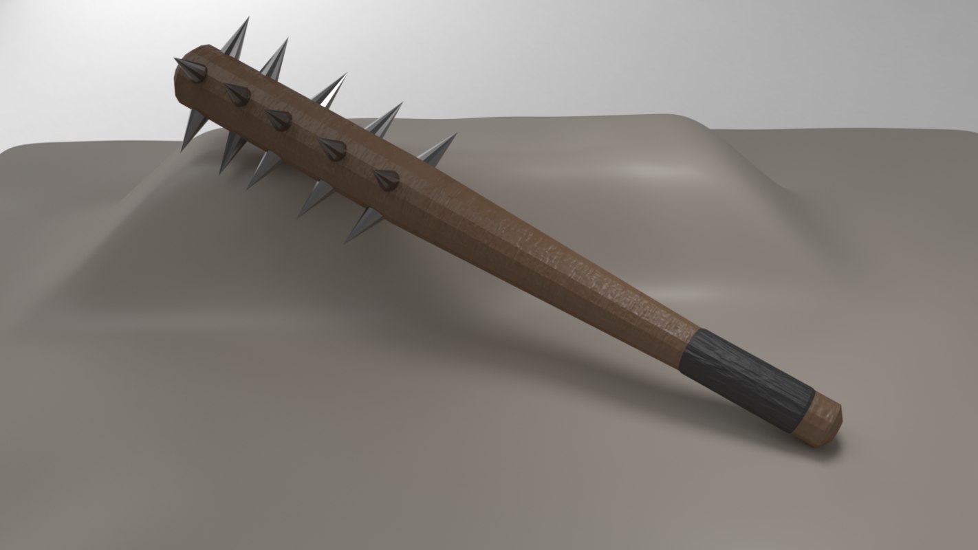3D spiked club - TurboSquid 1264157