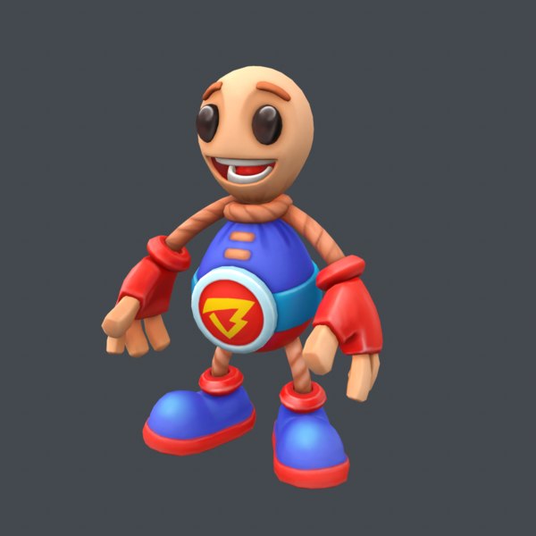 3d toy character model
