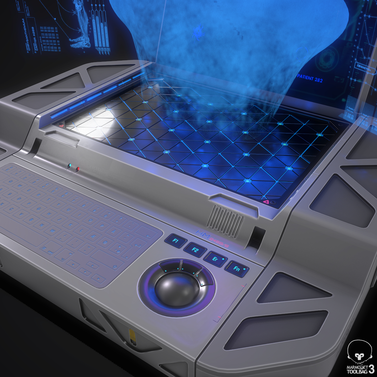 3D sci-fi hologram - TurboSquid 1264412