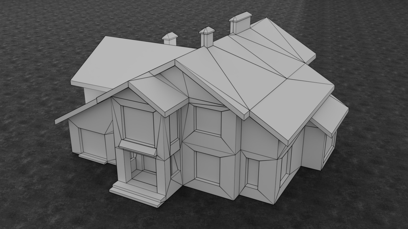Free alpine chalet 3D model - TurboSquid 1264484