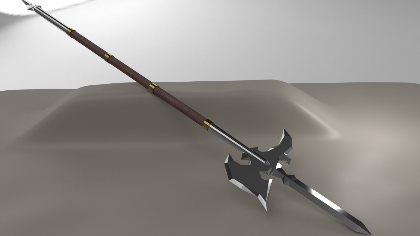 Kit 5 pole weapons 3D model - TurboSquid 1264667