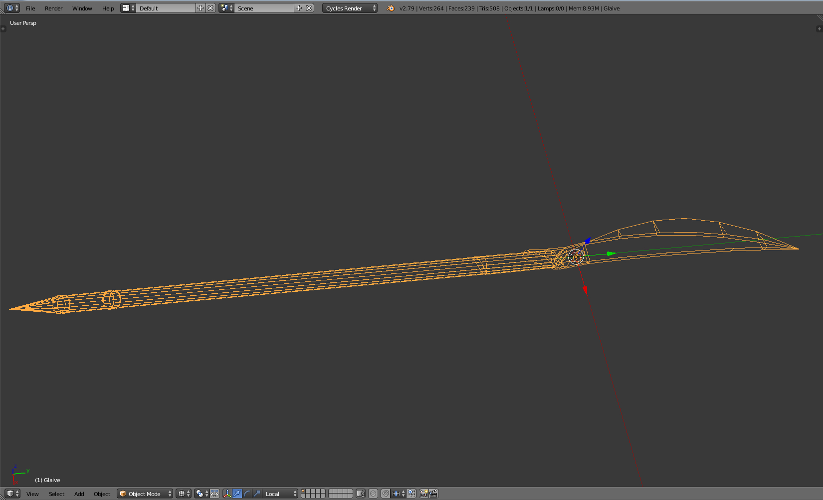 Kit 5 pole weapons 3D model - TurboSquid 1264667