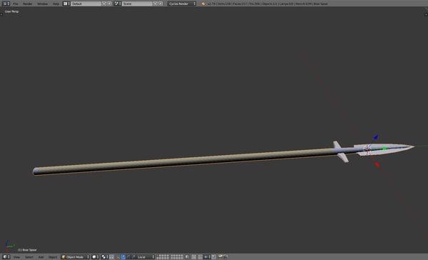 Kit 5 pole weapons 3D model - TurboSquid 1264667