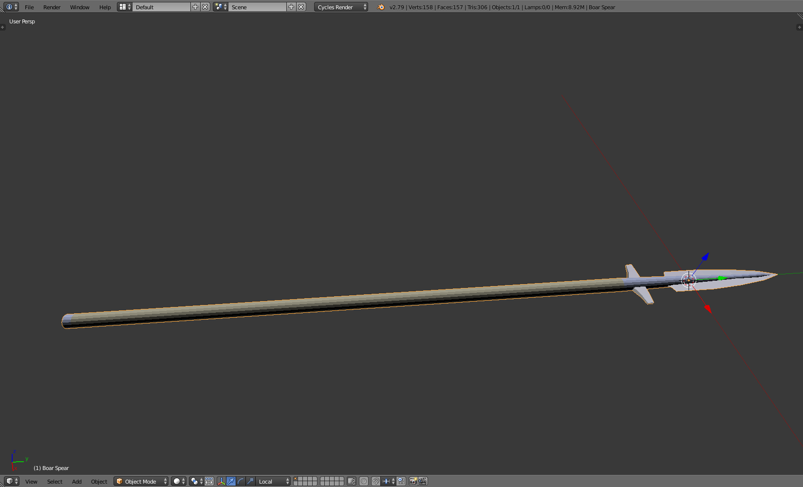 Kit 5 pole weapons 3D model - TurboSquid 1264667